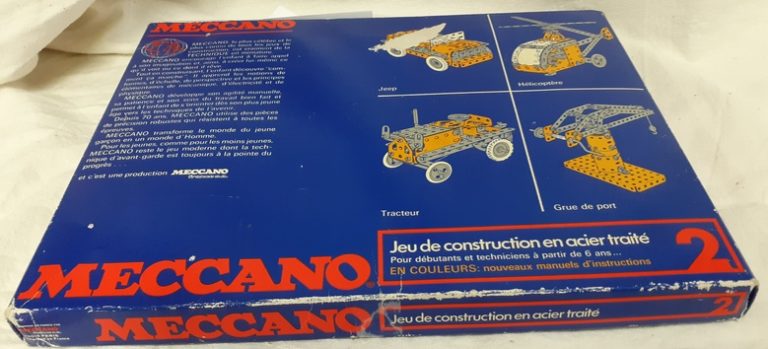 Jeu de construction Méccano en acier traité N°2 - Le Coin de l'e-Chineur